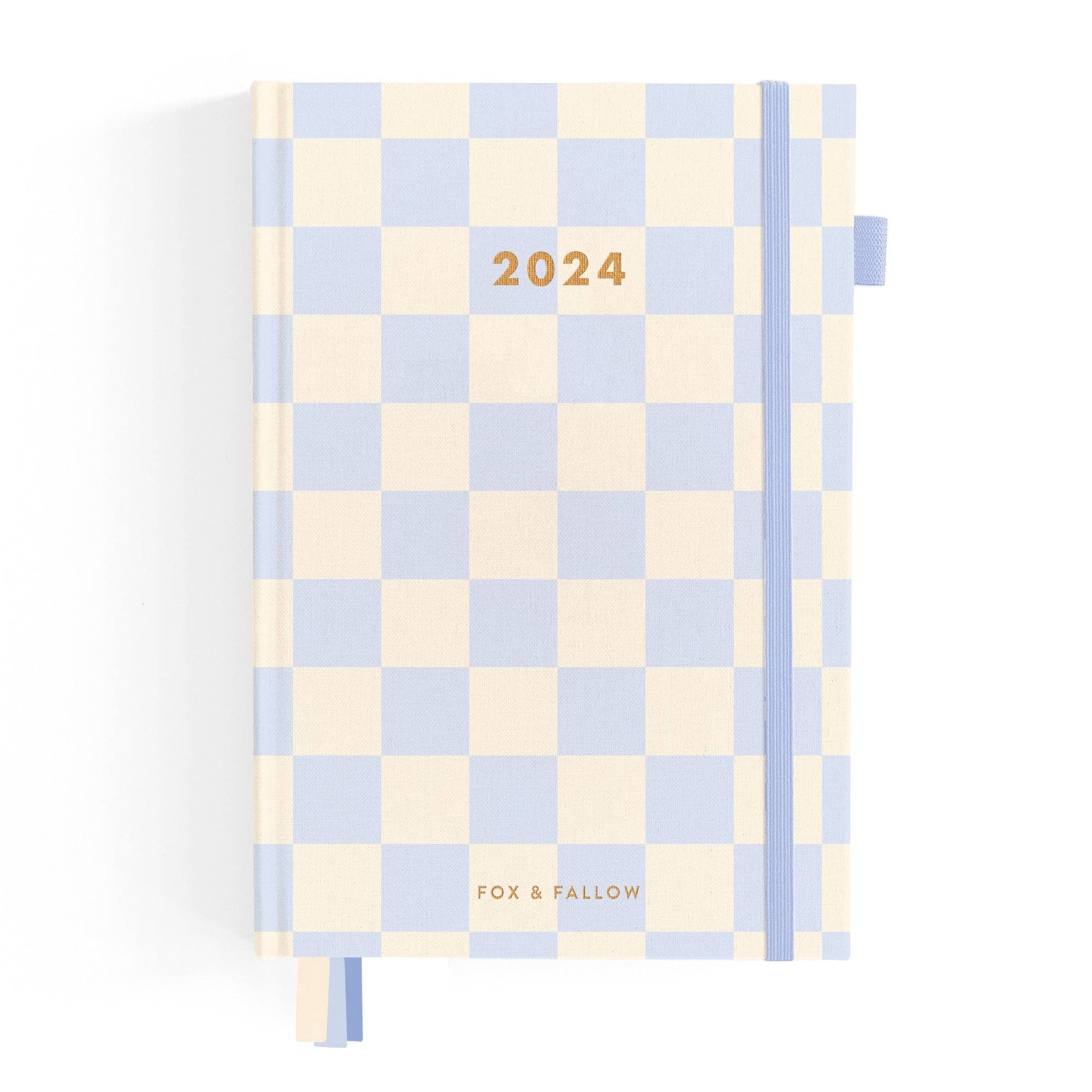 2024 Blue Check A5 Planner | Mini Me Boutique